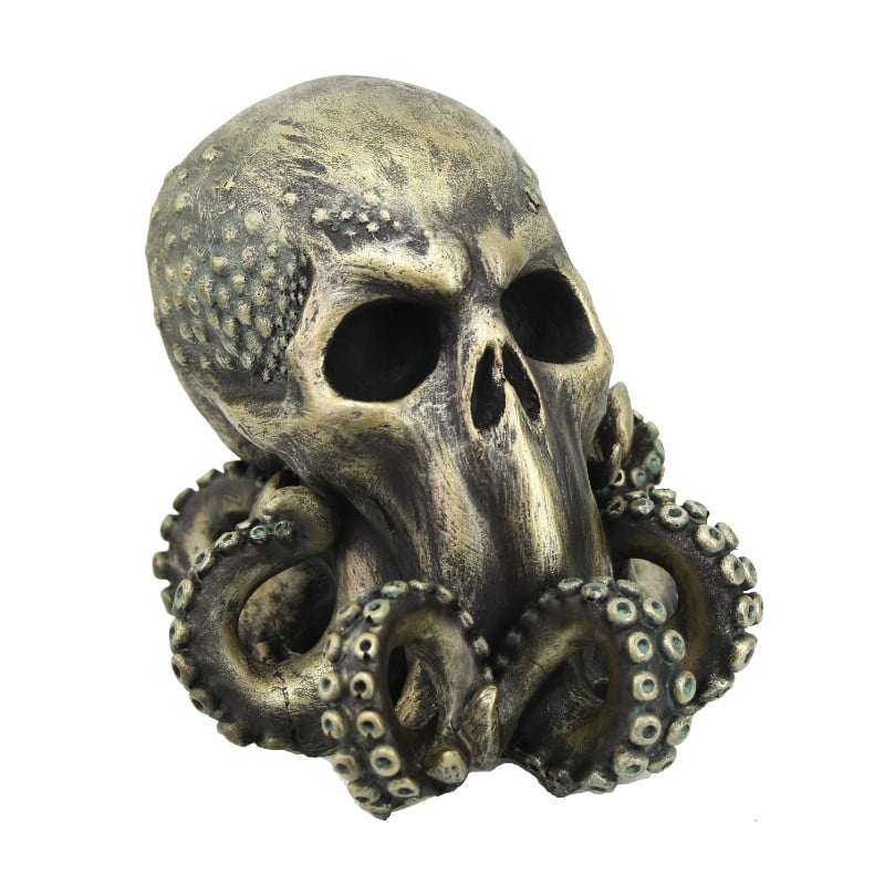 Pacific Giftware Cthulhu Skull Collectible Figurine Antique Bronze ...