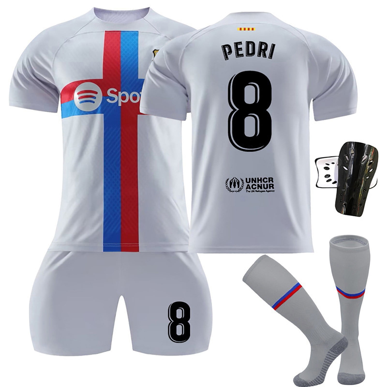 KEVCHE 2223 FC Barcelona Jersey Futbol 4 Piezas Set, Adultos Camiseta ...