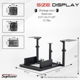 Supllueer Double Shift Lever Flight Game Mount Stand Fit Logitech ...