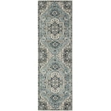 Hauteloom Pukwana Traditional Medallion Foyer Area Rug - Persian ...