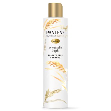 Pantene Nutrient Blends Fragrance Free Shampoo, Pure Clean, 9.6 oz ...