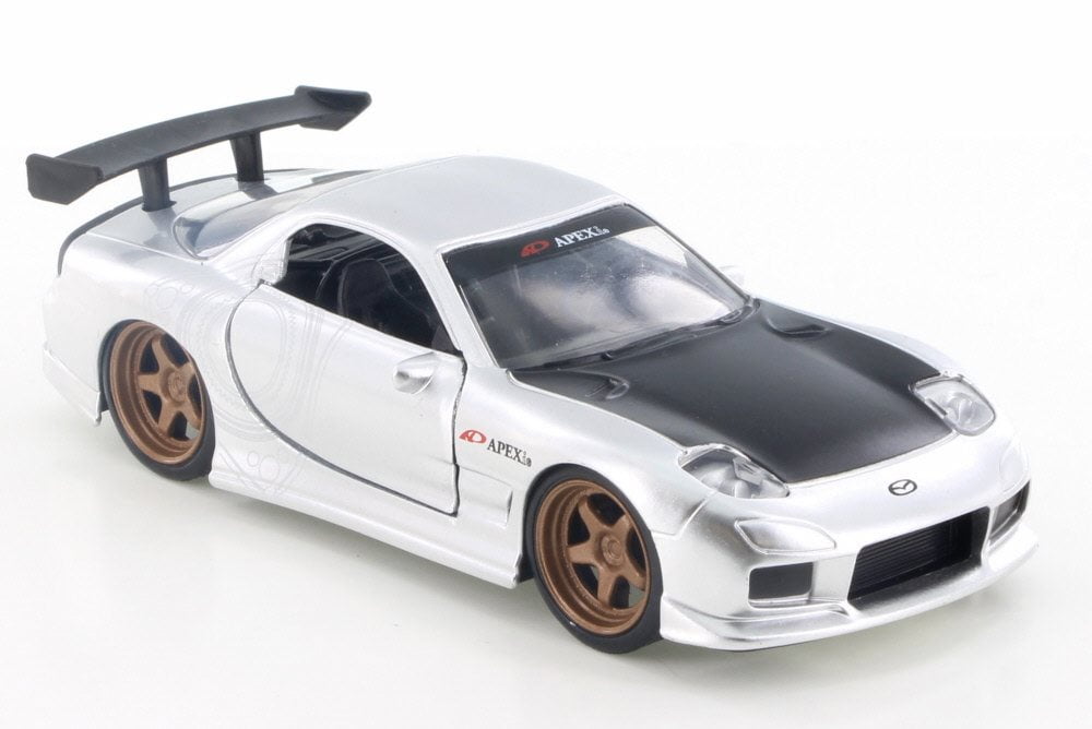 1993 Mazda RX-7 Hard Top, Silver - Jada 98563 - 1/32 Scale Diecast ...