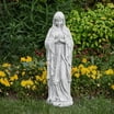 "Kensington Hill Tudor Angel Statue, Yard Flower Bed Decor, Resin ...