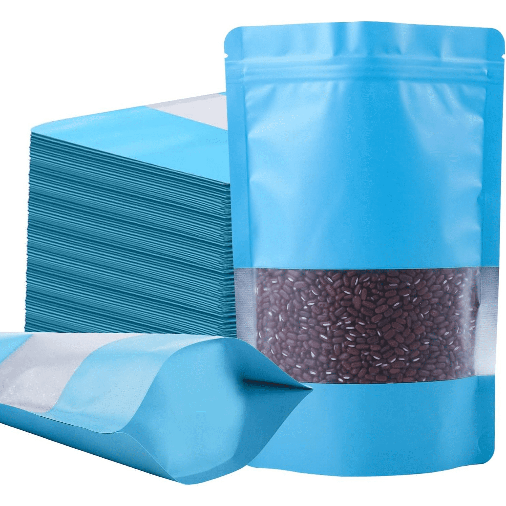 Click here for Unbranded 100 Pack Blue Mylar Smell Proof Bags Wit... prices