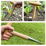 Masteelf 1Pack T-Handle Soil Digger Tool for Gardeners Gardening Hole ...