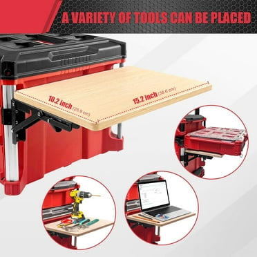 HART Portable Heavy Duty Plastic Workbench with Parts Organizer ...
