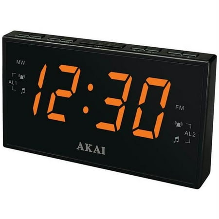 Akai Ce1008 Am-fm Pll Alarm Clock Radio | Walmart Canada