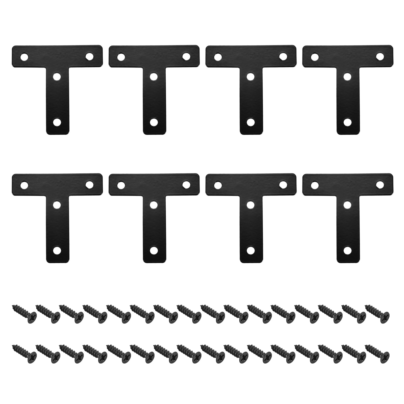 T Shape Bracket, 60x60x1mm Carbon Steel Mending Plates for Joint ...