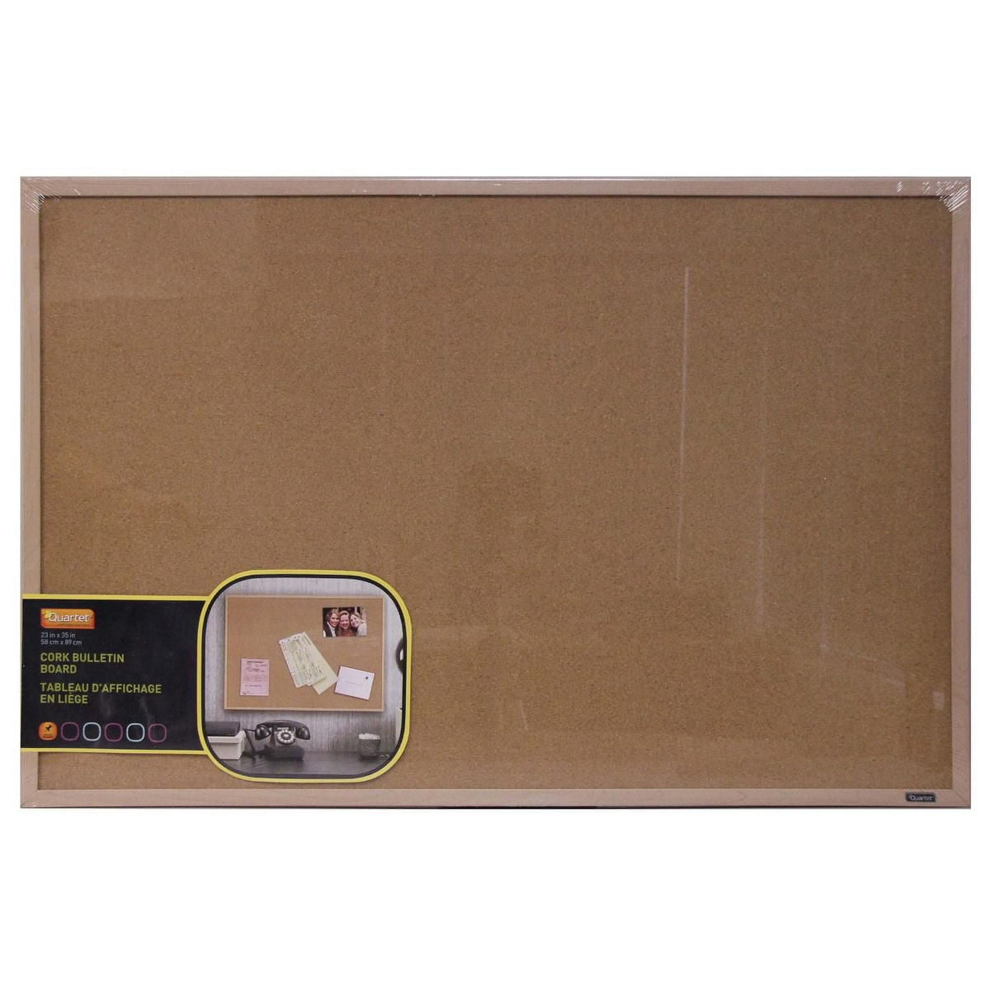 Click here for Quartet Natural Cork Bulletin Board With Maple Fra... prices