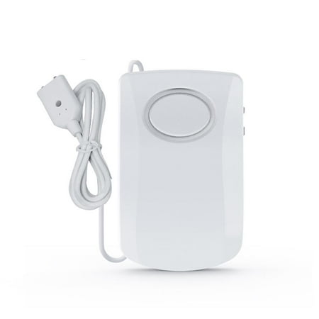 Water Alarm Sensor Water Leak Detector 130dB Sound monitor white ...