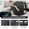 Roomy Travel Backpack, Expandable 40L-50L Carry On Backpack For 17.3 ...