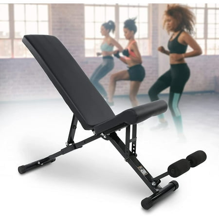 Sit Up Bench, Adjustable Bench Bench Save Space Foldable Alloy Steel PU ...