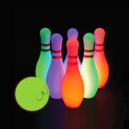 TreasureGurus Wooden 9 Pin Bowling Set Rustic Colonial Era Nine Pins ...