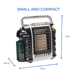 Avenger Portable Infrared Propane Gas Outdoor Heater - 9,000 BTU ...