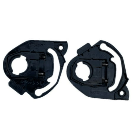 Royalbelle 1 Pair Motorcycle Helmet Base Plate Kit Compatible for Ls2 ...