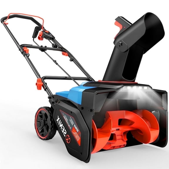 SENIX 40V 21 Inch Brushless Snow Thrower Cordless Snow Blower ...