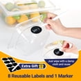 6 Pack Food Pans With Lids 1/2 Size 6'' Deep Commercial Storage ...