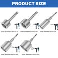 Ground Rod Driver Heavy Duty Steel Drill Bits Driver, Rotary Hammer ...