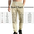 Bovxnpu Mens Plus Size Pants Men's Pants Joggers Cuffed Ankle Trousers ...