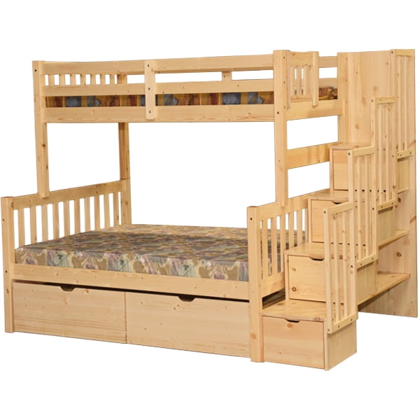 Click here for Scanica Stairway Twin Over Full Bunk Bed With Draw... prices