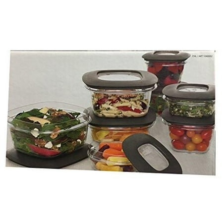 Rubbermaid Premier Crystal Clear Stain Resistant 30 Piece Set Storage ...