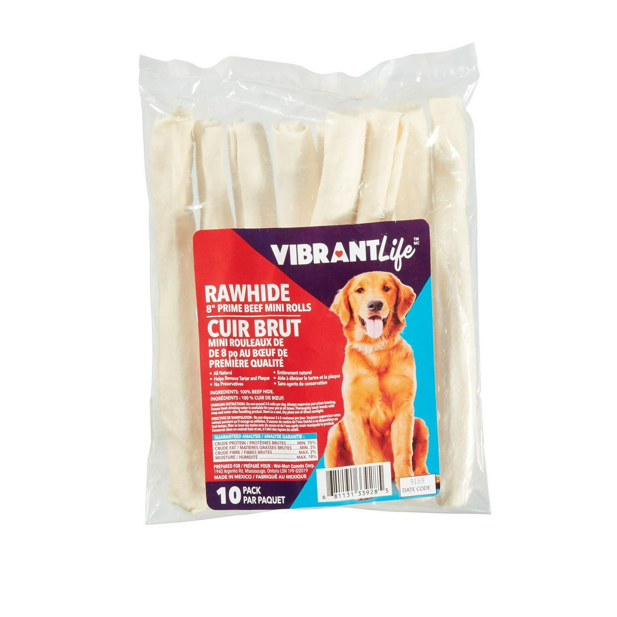 Click here for Vibrant Life Rawhide Mini Rolls Single Serve;8 In prices