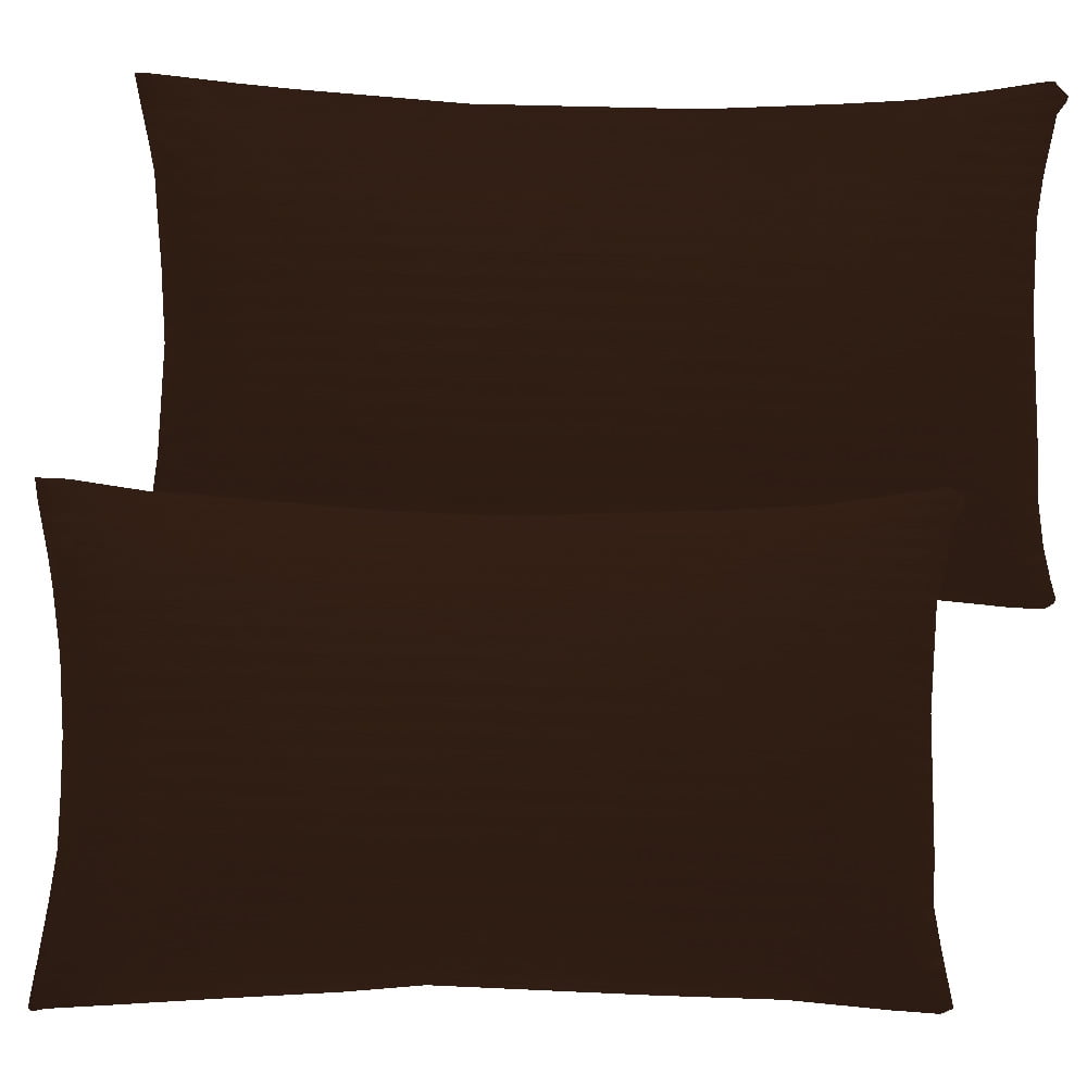Egyptian Cotton 2 PCs Pillowcases Stripe (Chocolate,Standard) - Walmart.com