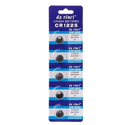 5PCS Lithium Battery CR1225 Electronic Coin Cell Button Batteries 3V ...