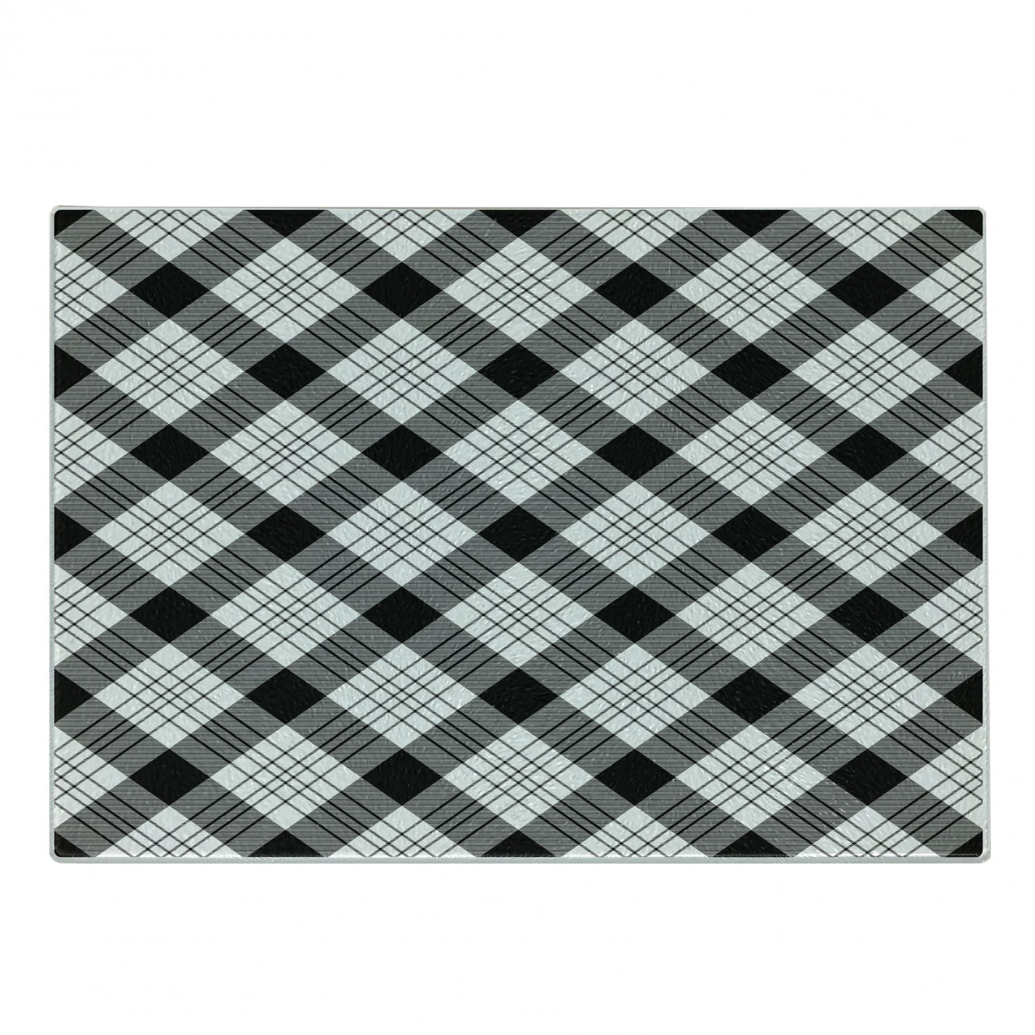 Stripe Cutting Board, Diagonal Design Geometry Inspired Motif with ...