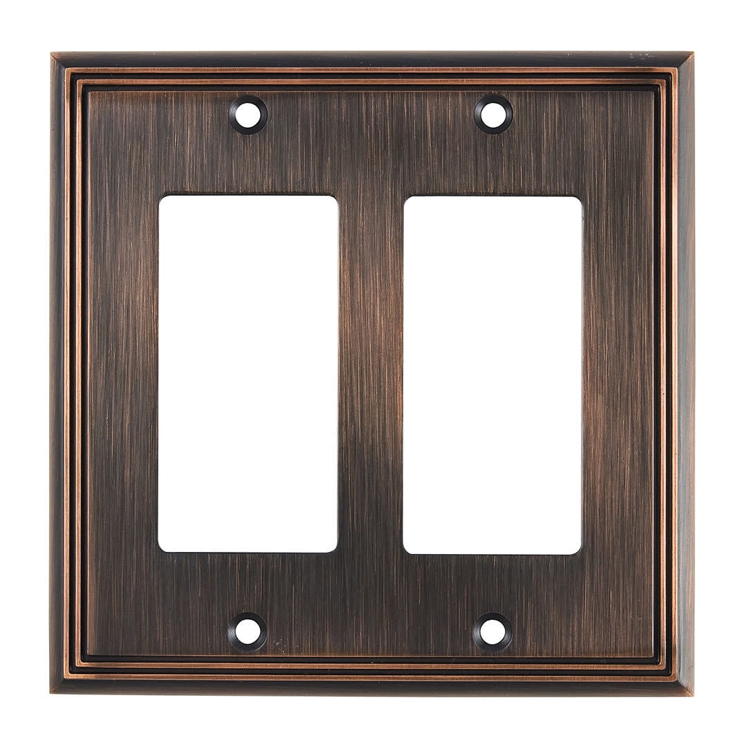 Richelieu Bp8511 Double Contemporary Rocker Switch Plate From The ...