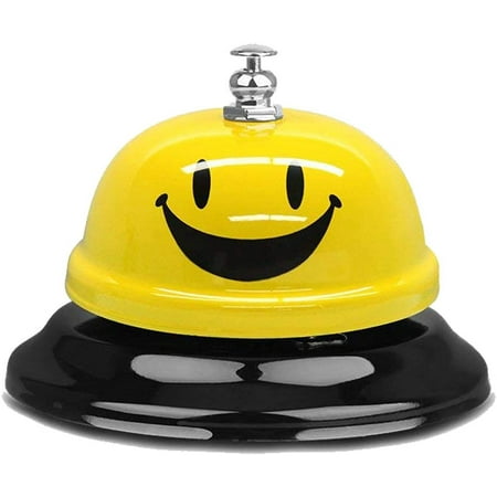Wekoil Call Bell Smiley Face Desk Service Bell Ding Bell for Restaurant ...