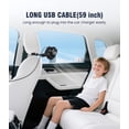 Battery Operated USB Car Fan, Electric Cooling Fan, 4 Speed,360 Degree ...