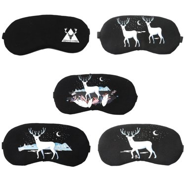 6PCS Sleep Mask Cute Cartoon Eye Mask for Girls Kids Women Eye Covers ...