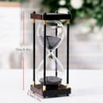 Lmzxmcy, Large Sand Timer, 60 Minutes, Red Vintage Wooden Hourglass ...