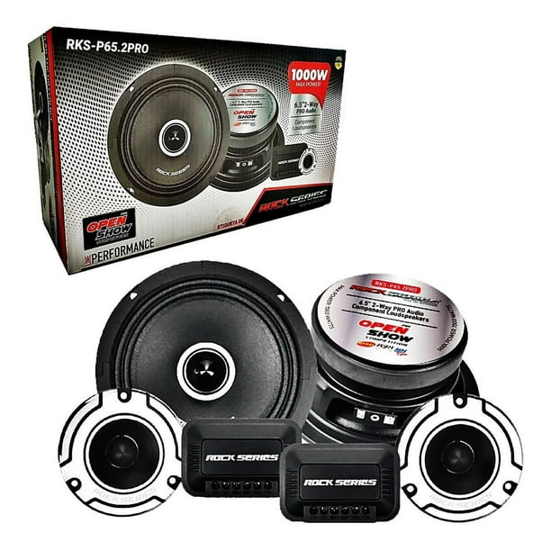 Set de Medios Profesional Rock Series RKS-P65.2PRO 1000 Watts Open Show ...