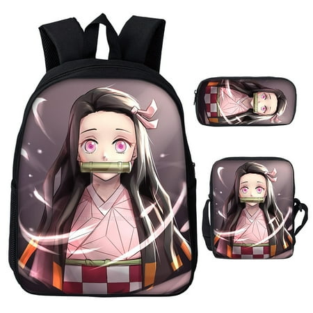 Demon Slayer Backpack Japan Anime Children Boys Girls School Bags ...