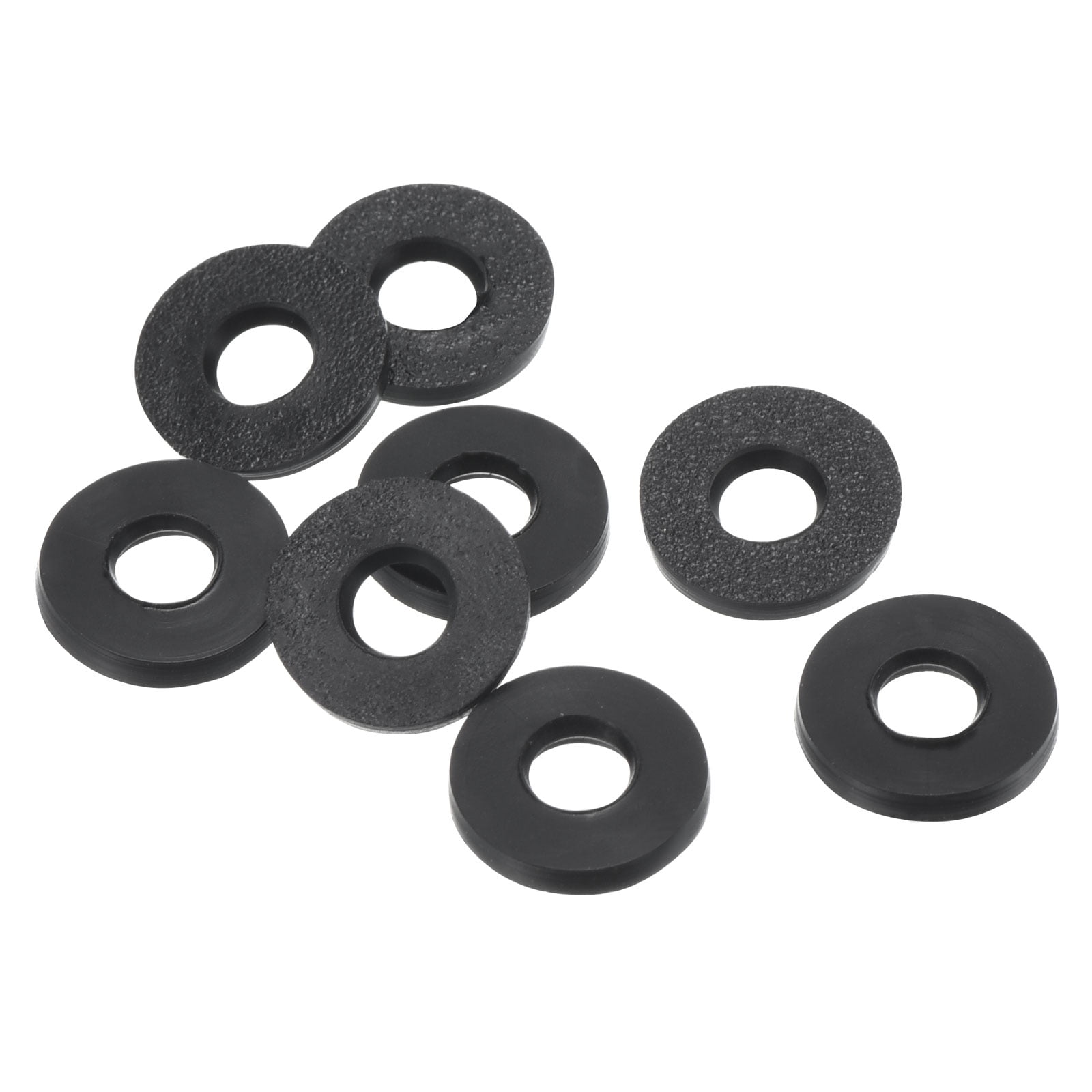 M4 Rubber Flat Washer, 8 Pack 4mm ID 9mm OD Sealing Spacer Gasket Ring ...