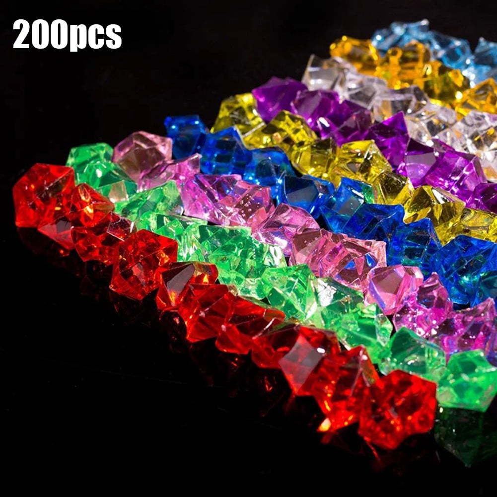Gerich Acrylic Crystal Gem Stone Ice Rocks Fake Crushed Crystals ...