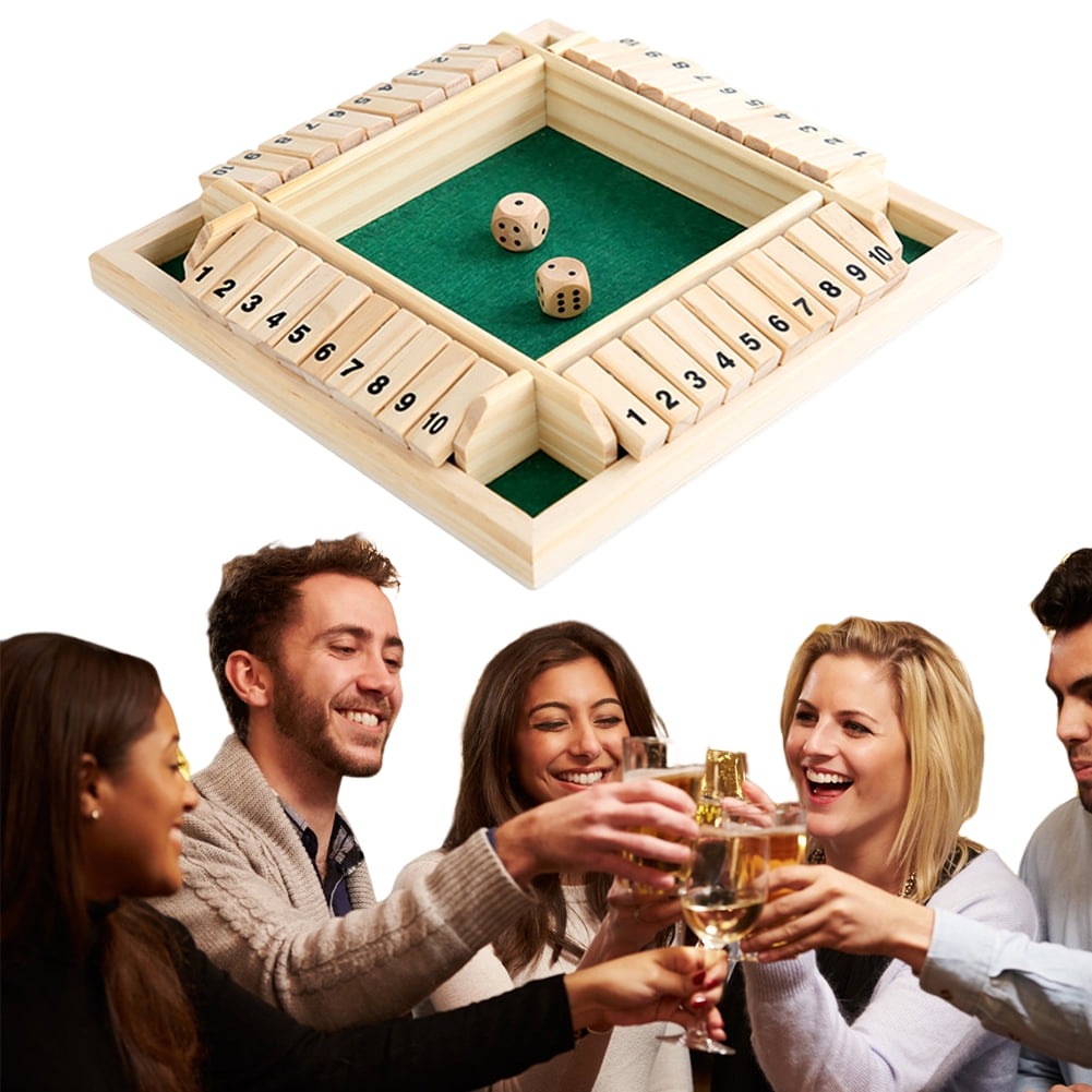 Juego mesa dados números matemáticos cerrar la caja 1-4 jugadores 4 ...