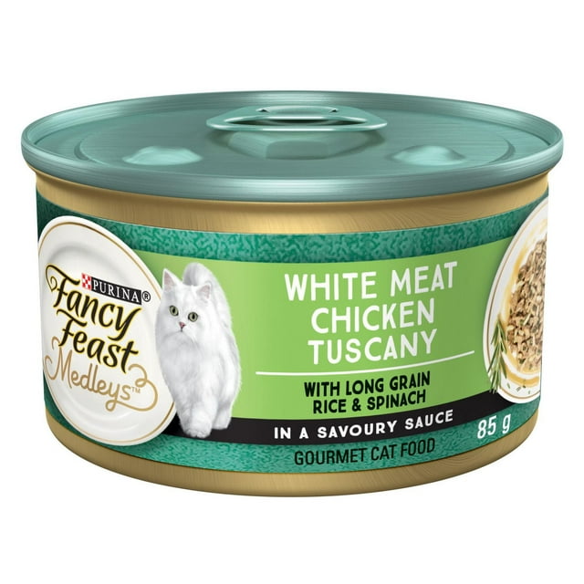 Fancy Feast Medleys White Meat Chicken Tuscany in a Savoury Sauce, Wet ...