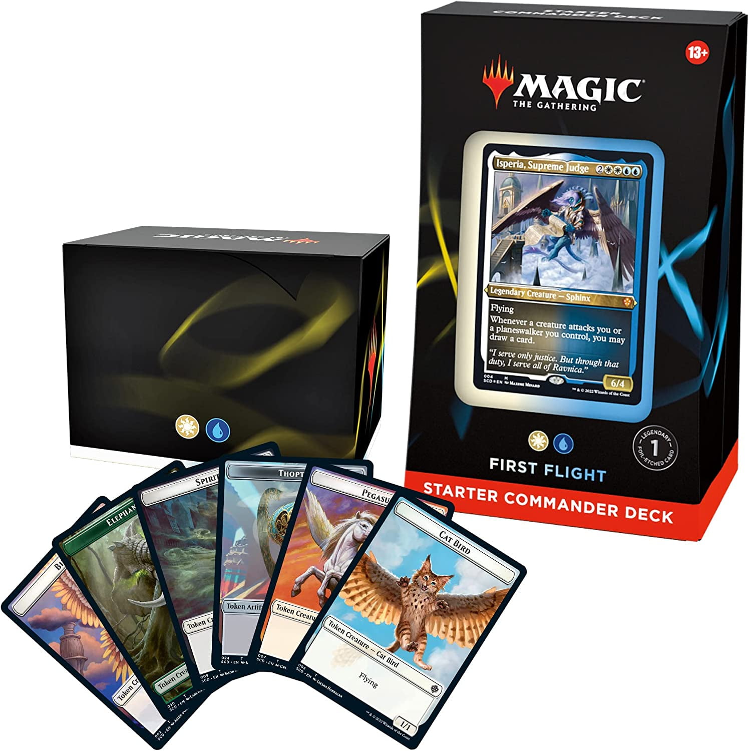 Magic: The Gathering Starter Commander Deck – First Flight (White-Blue ...