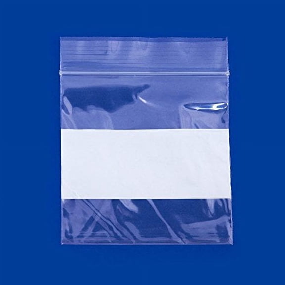 Clear Plastic Reclosable Zipper Bags 5x5 (Package of 100) - Walmart.com
