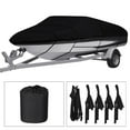 Boat Cover 14-16 FT 210D Reinforced Water Sun Resistant for Motorboat ...