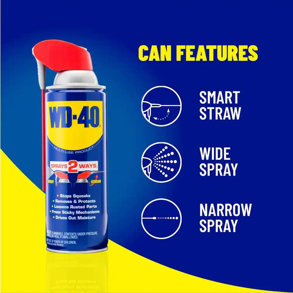 Buy WD-40 8 oz. Original WD-40 Formula, Multi-Purpose Lubricant Spray ...