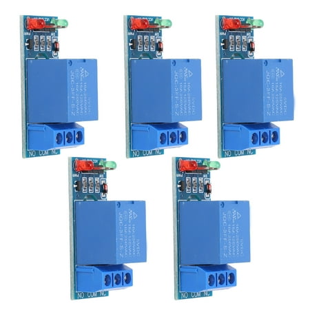 Relay Module, DC30V 10A Maximum Contact Stable Shield Reliable ABS Relay Board 5Pcs With ...