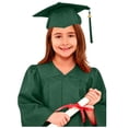 Shinyii Kids Graduation Cap with Gown Set Solid Graduation Performance ...