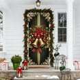 Christmas Door Cover 35x71 Inch | Multicolor Polyester Spandex Holiday ...