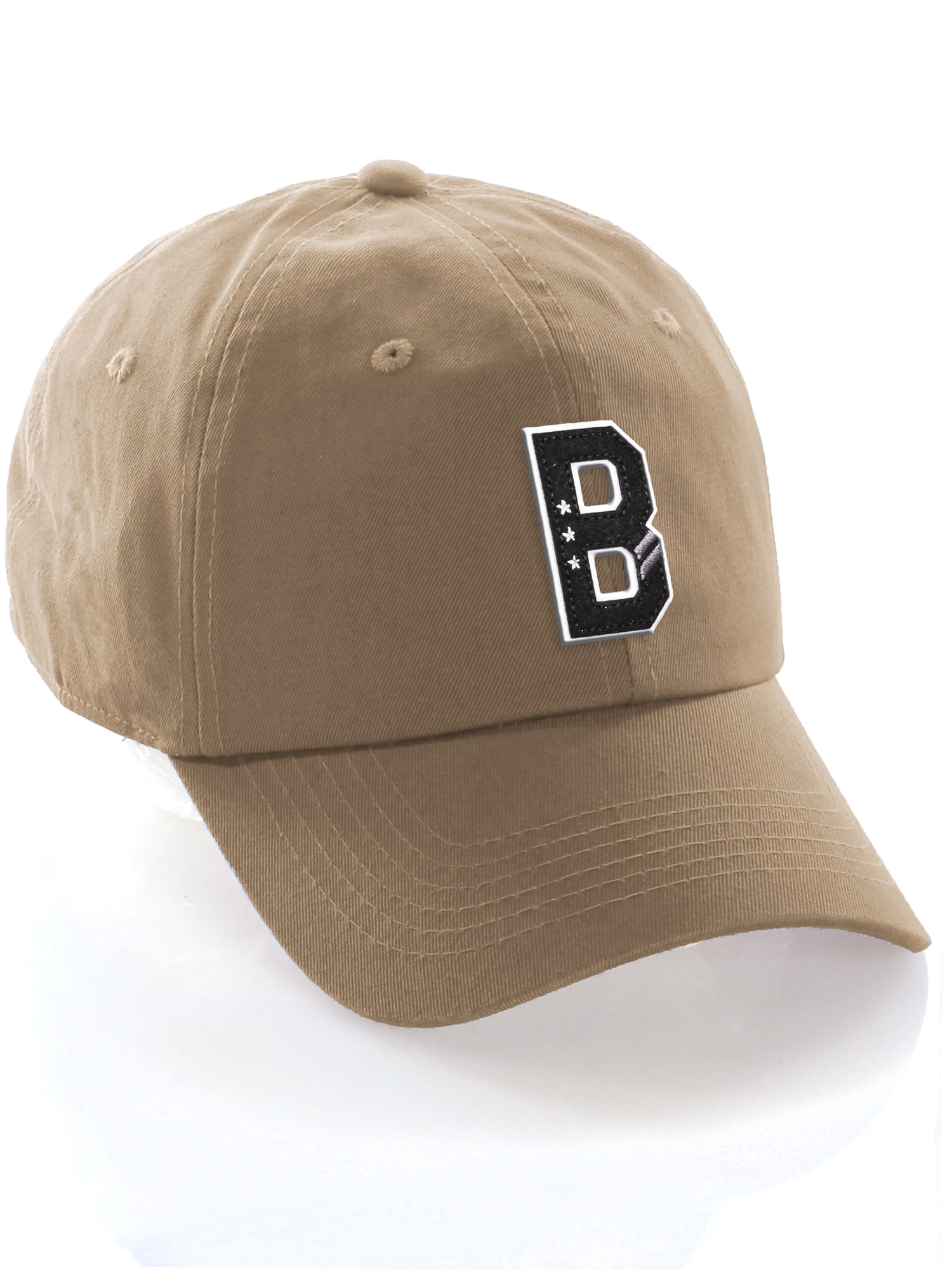 Daxton 3D Custom Alphabet AZ Letter Numbers Initial Baseball Dad Hat ...