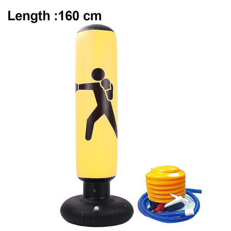 Inflatable Punching Bag For Kids, Bounce Back Boxing Bag, Fitness ...
