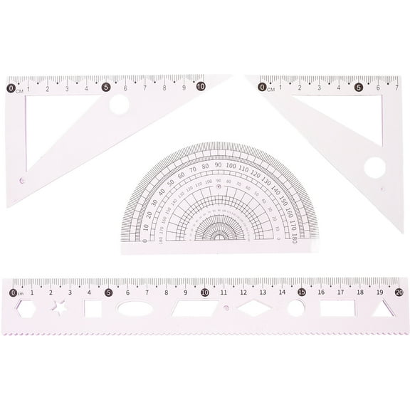 BE-TOOL 360 Degree Protractor Ruler Circle Measuring Tool for Drawing ...